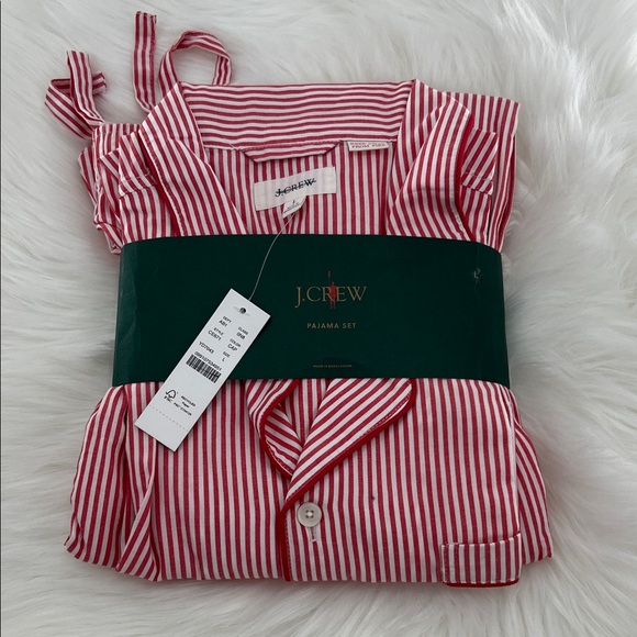 J. Crew | Other | J Crew Mens Pajama Set In Cotton Poplin Candy Apple ...